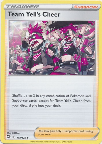Team Yell's Cheer - 149/172 Uncommon Brilliant Stars Pokemon Card | eBay