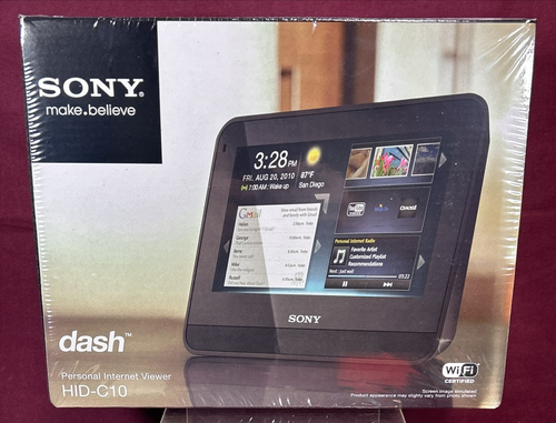 Sony Dash HID-C10/TX Personal Internet Viewer, BNIB Sealed , VERY RARE ...