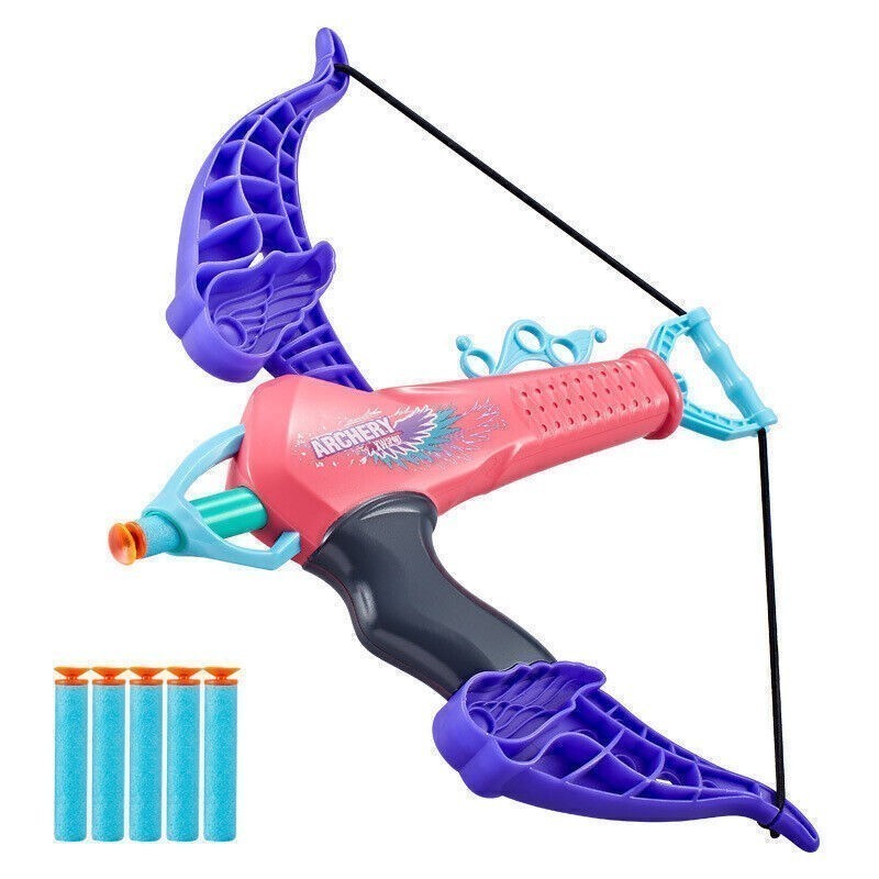 Kids Safe Soft Bullet Toy Bow And Arrow Shooting Sports Toy Indoor ...