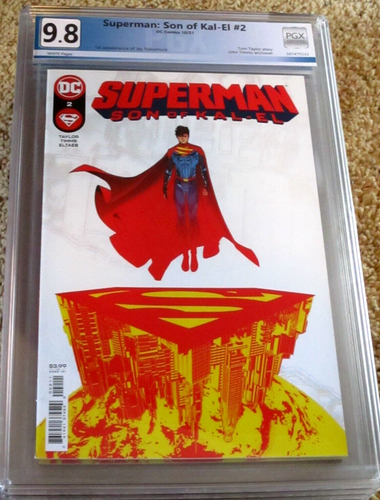 SUPERMAN SON OF KAL-EL #2 1ST APPEARANCE JAY NAKAMURA TIMMS ART PGX ...