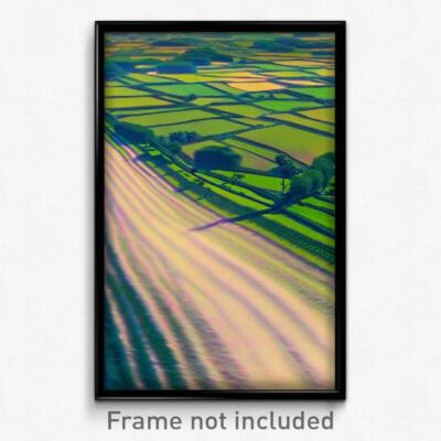 Pixel Art Poster - Distorted Fields (8 Bit Psychedelic Trippy Video ...