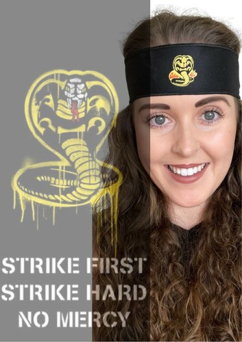 Costume Cobra Karate Headband Kid Dojo Miyagi Arts Johnny Movie ...