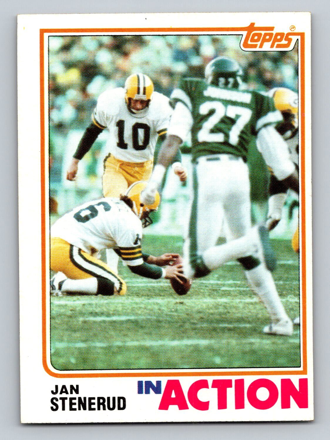 Jan Stenerud #367 1982 Topps Green Bay Packers | eBay