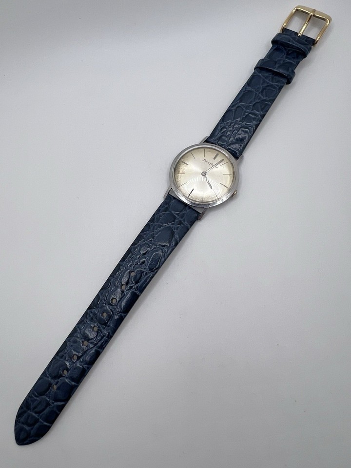Vintage Marc Nicolet Manual Wind Watch Very Thin Nice Patina Dial ...