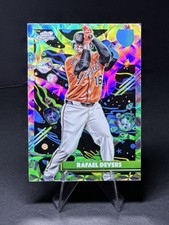 2025 Topps Cosmic Chrome - Rafael Devers #186 Black Eclipse Refractor ...