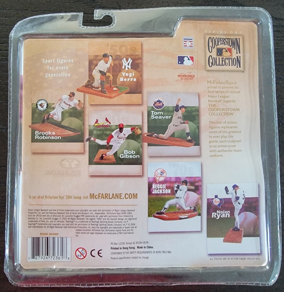Reggie Jackson Mcfarlane Cooperstown Collection figure | eBay