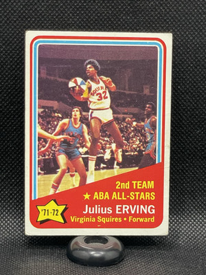 1972-73 Topps - ABA All-Stars #255 Julius Erving (RC) HOF Vintage ...