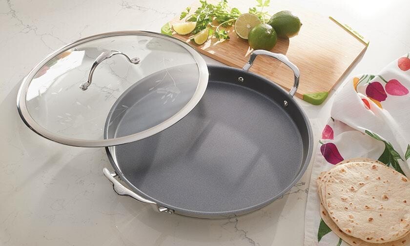 Princess House Signature Stainless Non-Stick 13" Griddle w/Lid | eBay