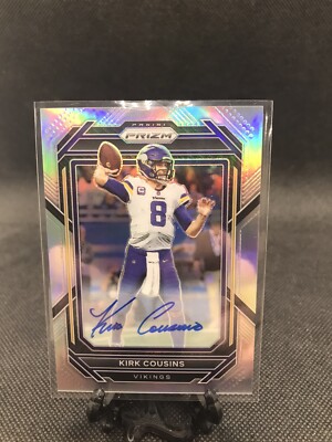 2022 Panini Prizm Kirk Cousins “Thuggins” Silver Prizm Auto #187 ...