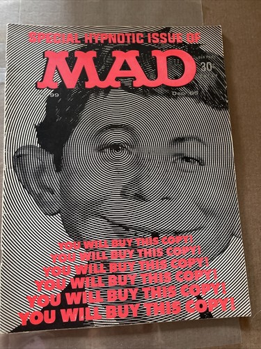 MAD MAGAZINE #99 DEC 1965 SPECIAL HYPNOTIC ISSUE VG Shipping included ...