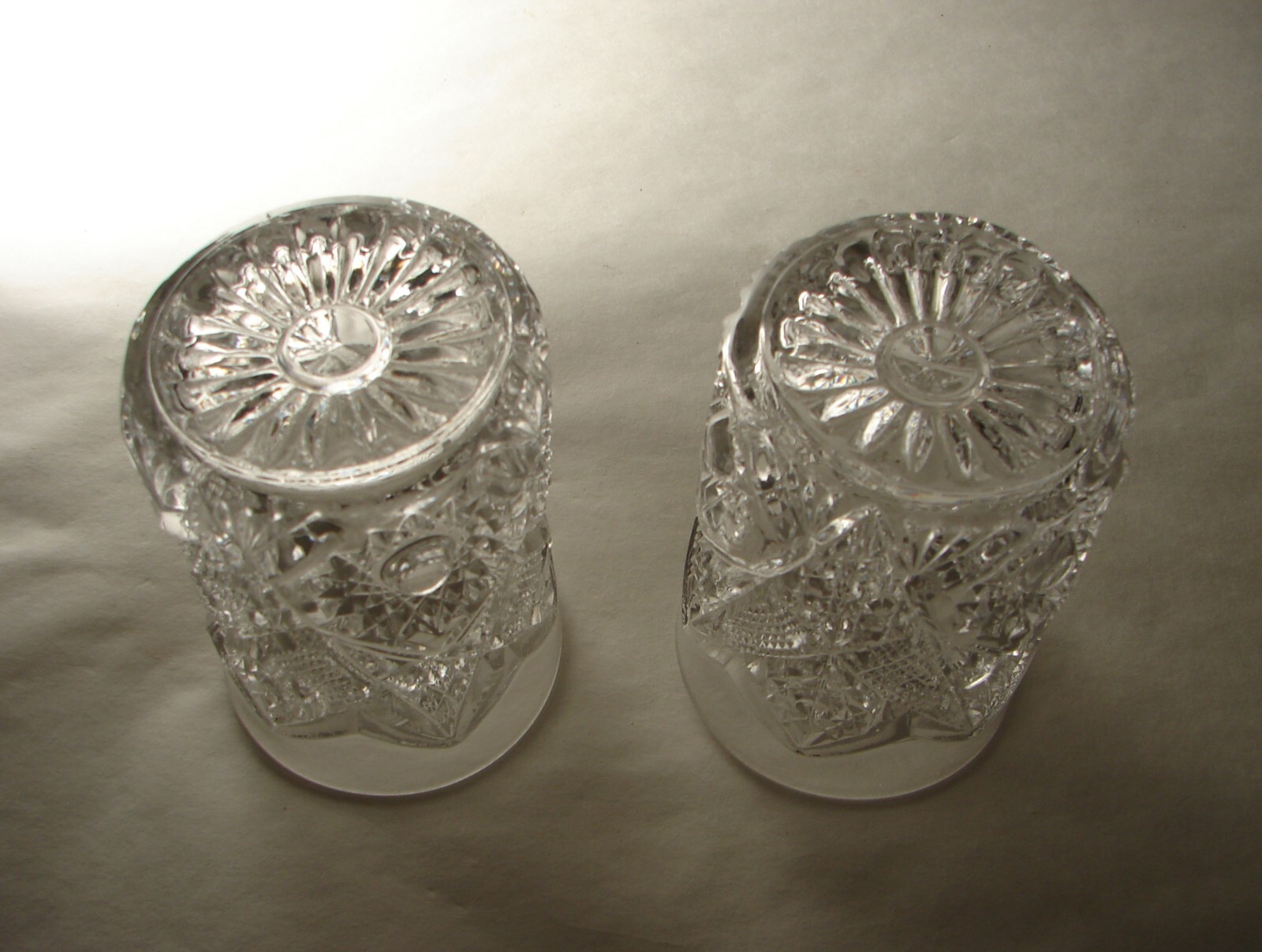 Set of 2 EAPG US Glass Keystone aka Omnibus Pathfinder #15124 Tumbler ...