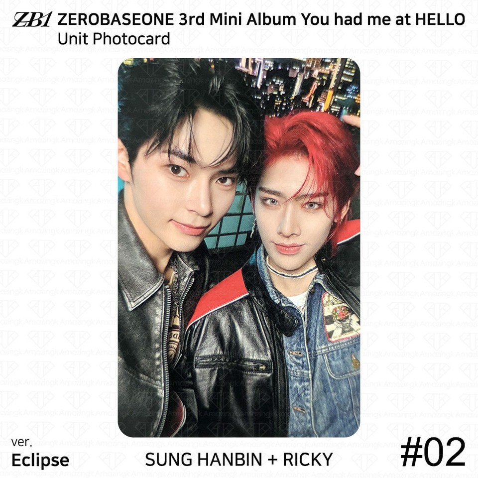 ZEROBASEONE ZB1 3rd Mini Album You had me at HELLO Official Photocard ...
