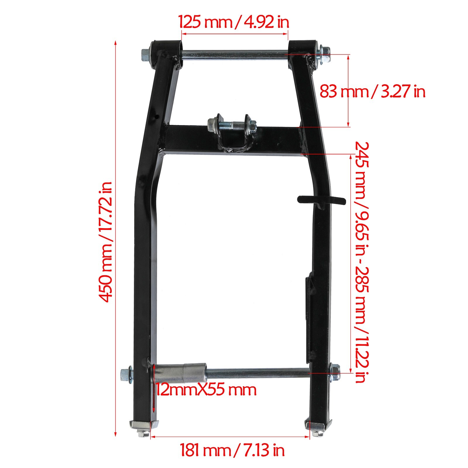 Rear Swing Arm Shock Suspension Kit For 12" Wheel Dirt Pit Bike SSR ...