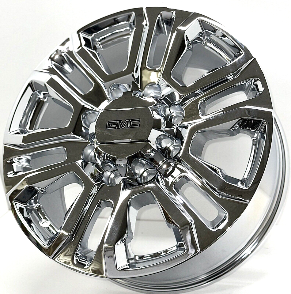 20” Chrome 5957 OE 96455 Replica Wheels fits GMC Sierra 2500 3500 ...