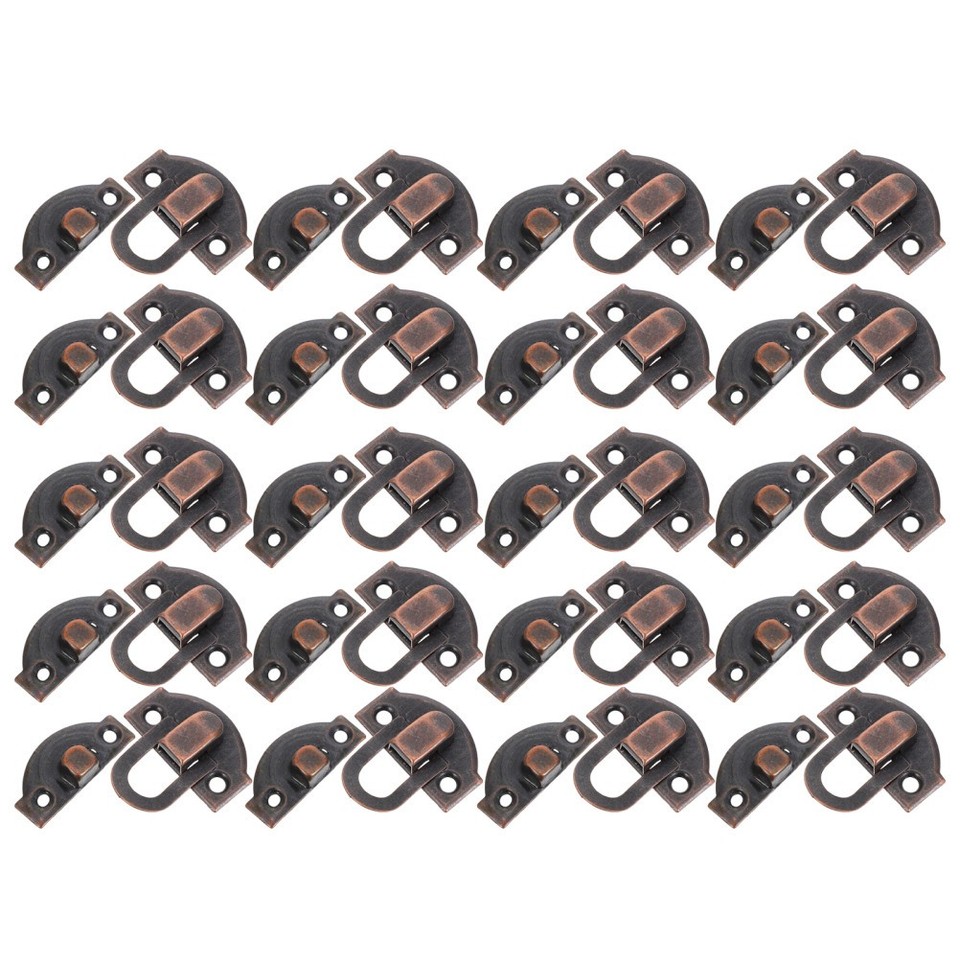 24pcs Box Latch Mini: Vintage Lock Hasp Buckle Easy Installation ...