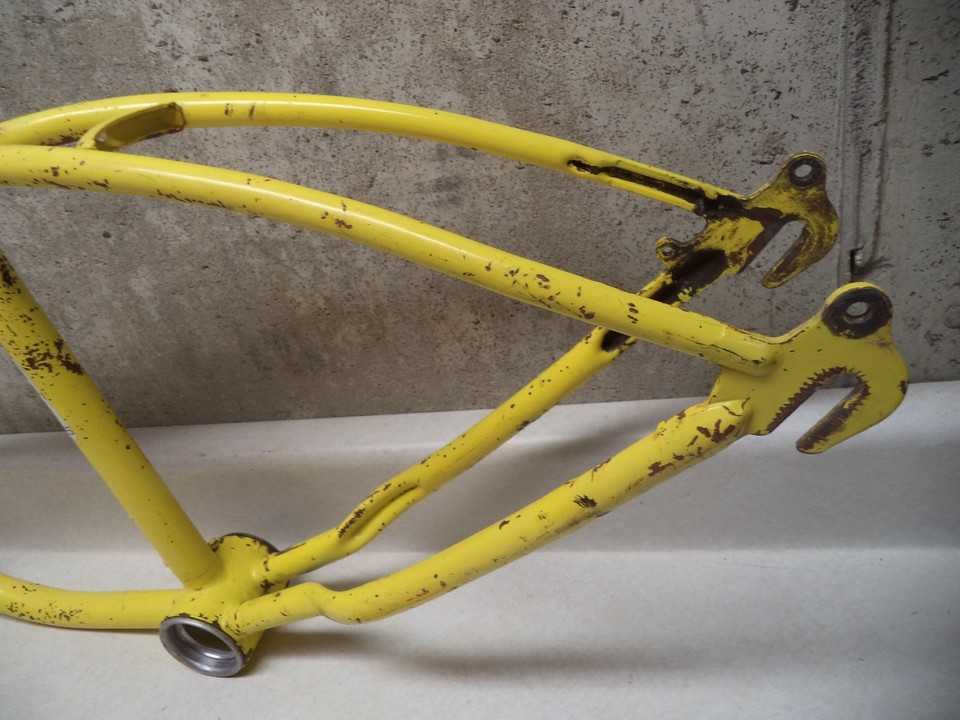 Schwinn Scrambler BMX Frame 20" Yellow (LN) November 1977 | eBay