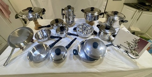 Lifetime Stainless Steel T304L SS Cookware Set 32 PCs, Pots and ...