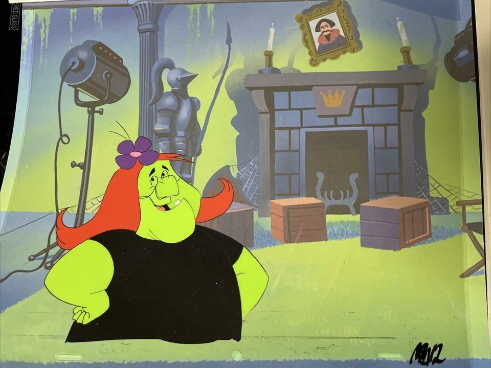 Groovie Goolies Animation Cel Production Art Background Vtg cartoons ...