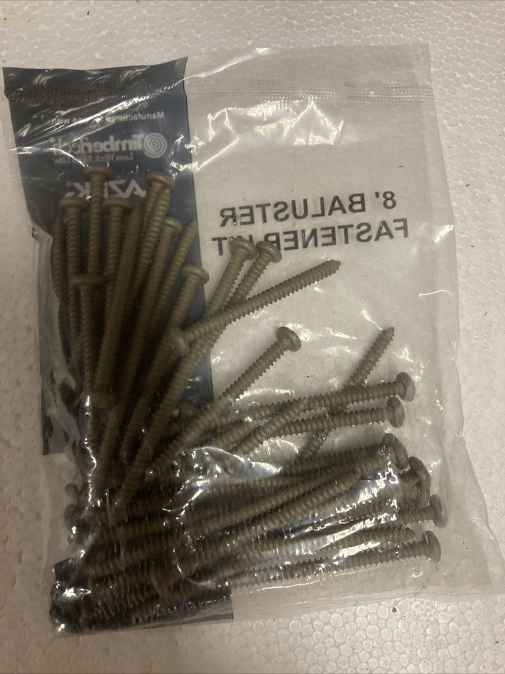 TimberTech 8' Baluster Fastener Kit Azek AZTFAST8 - Free Shipping! | eBay