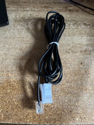 BT Jack - RJ11 - 2 Wire ADSL Cable - 2 Meters, Black | eBay UK