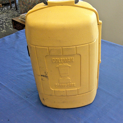 Vintage 1978 COLEMAN Hard Plastic Clamshell Carrying Case Fits 220 and ...