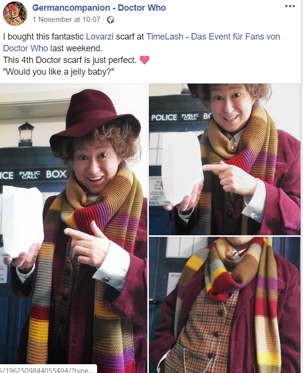 Doctor Who Scarf - Official BBC Gift Dr Who 4th Doctor Tom Baker Scarf ...