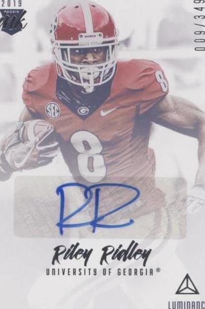 2019 Panini Luminance - Rookie Ink Riley Ridley #RI-RR /349 (AU, RC ...