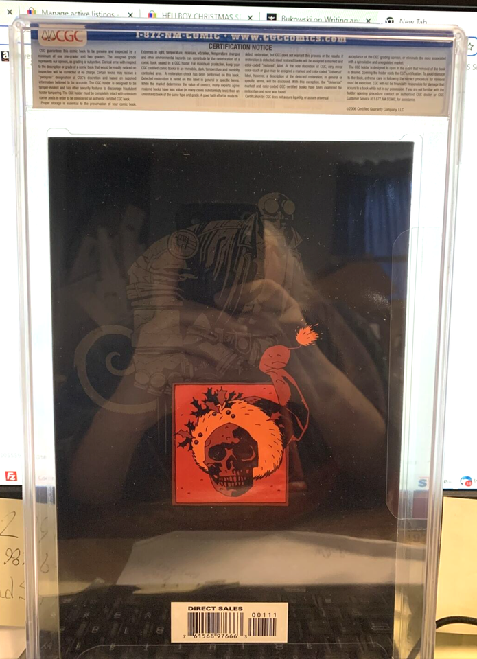 HELLBOY CHRISTMAS SPECIAL 1997 CGC 9.6 White Pages Mike Mignola Purcell ...