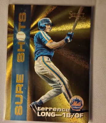 1995 Select Sure Shots Terrence Long #SS10 Rookie RC Gold Card | eBay