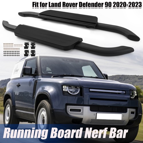 FOR LAND ROVER DEFENDER 90 L663 2-DOOR RUNNING BOARD SIDE STEPS EDITION ...