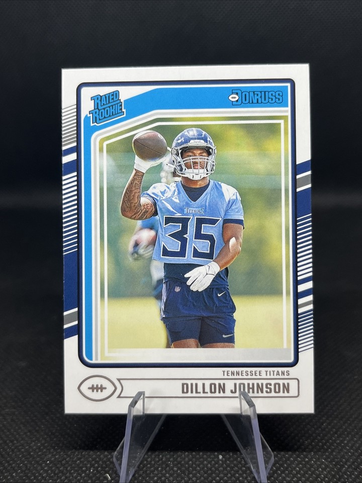 2024 Donruss #399 Dillon Johnson Rookie Tennessee Titans | eBay