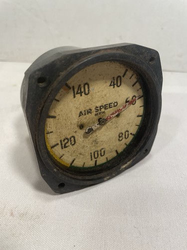Vintage Aircraft Airspeed Indicator | eBay