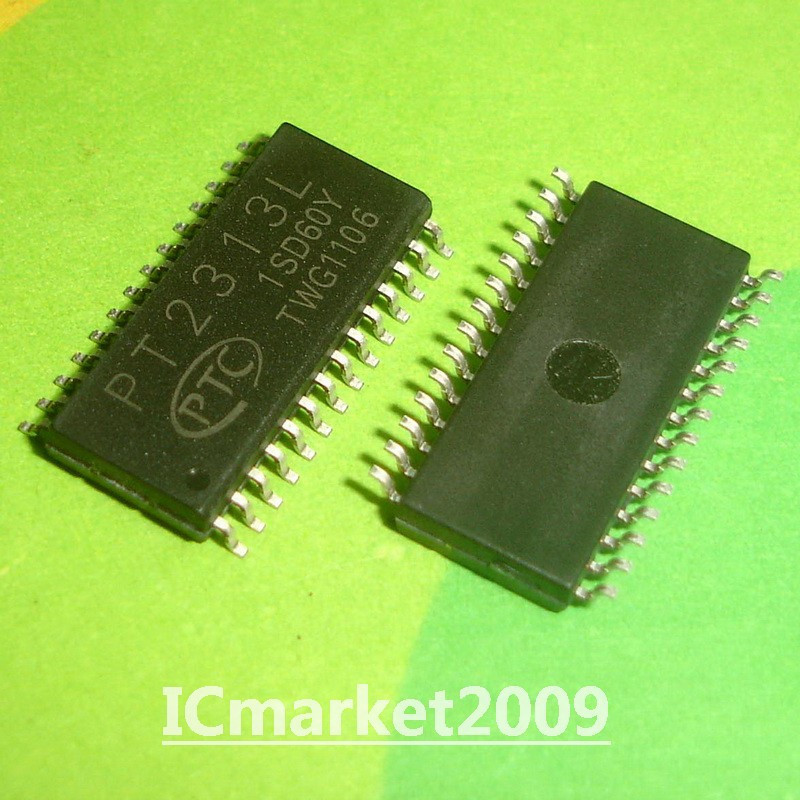 10 PCS PT2313L SOP28 PT2313 2313L Volume Controller 4-Channel Audio ...