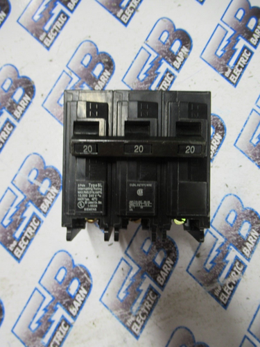 Siemens B320 20 Amp, 240 Volt, 3 Pole, Bolt On, Type BL Circuit Breaker ...