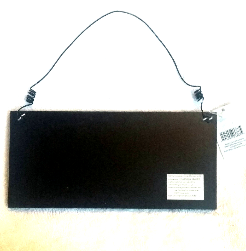 NWT Halloween 8X4 Hanging Pumpkin Sign Get Wicked Wall Plaque Jack O ...