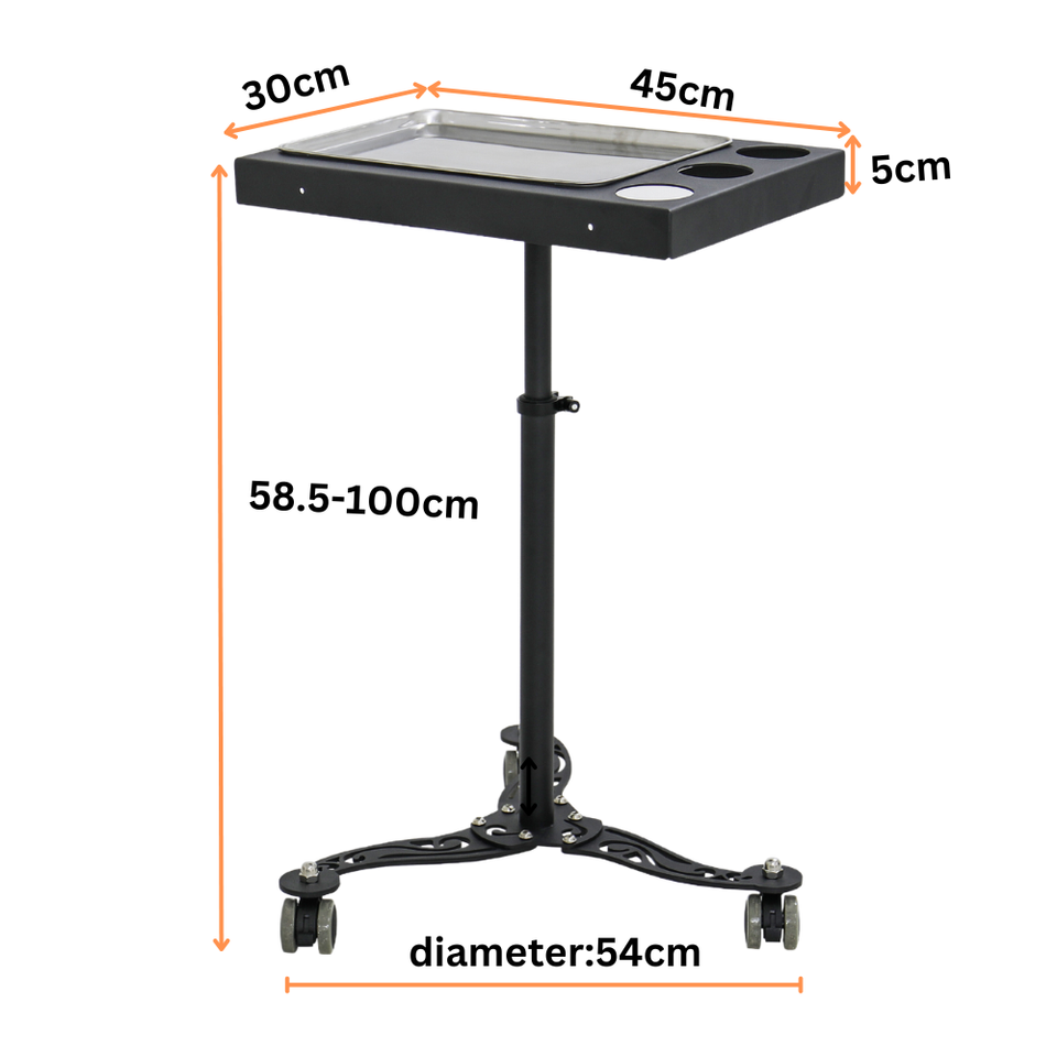TATARTIST Adjustable tattoo rolling tray beauty salon tattoo tray stand ...