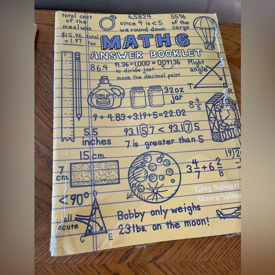 Teaching Textbooks Answer Key Math 6 7 Algebra 1 Algebra 2 | eBay