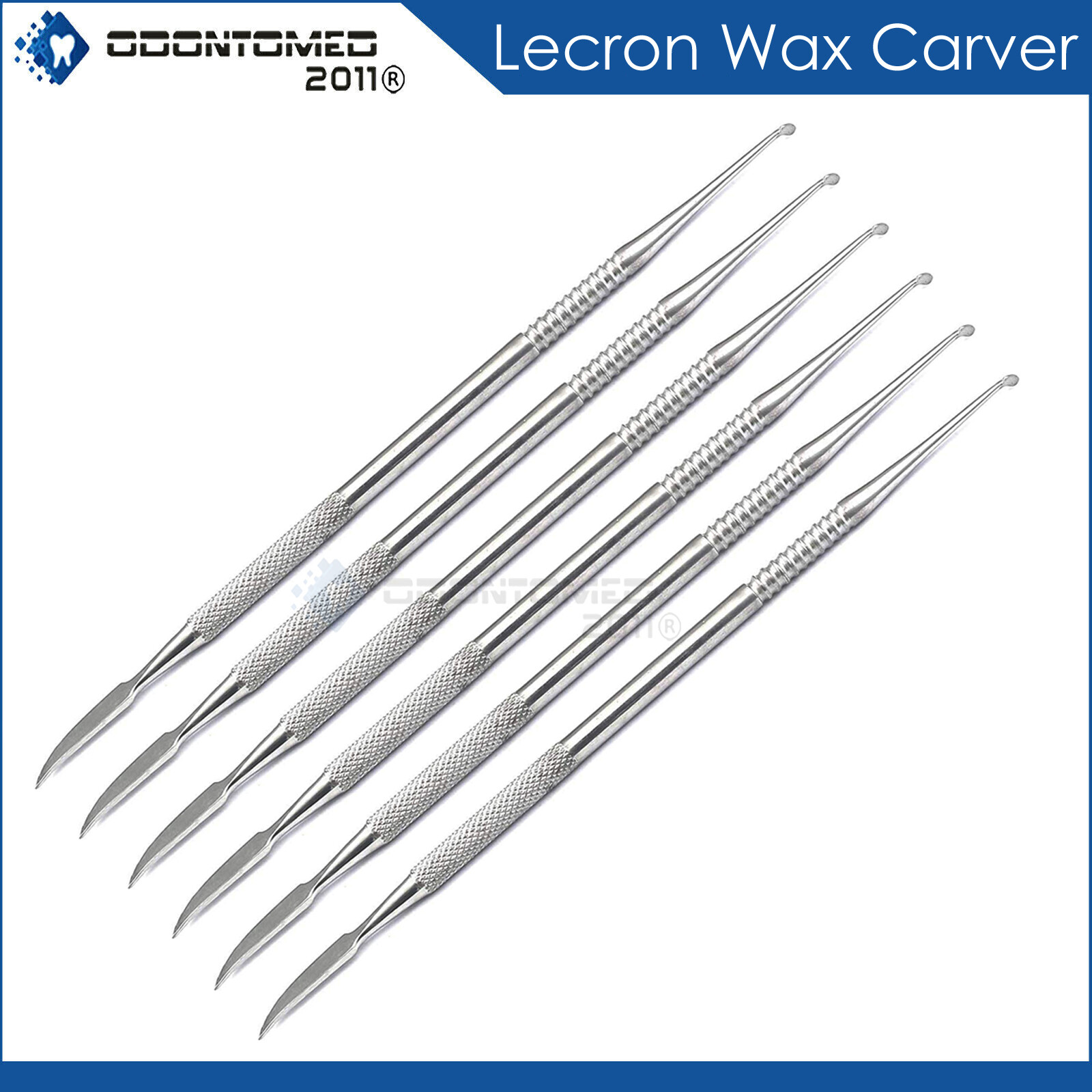 6 Pieces LeCron Carver Wax Carving Modeling Dental Sculpture Lab ...