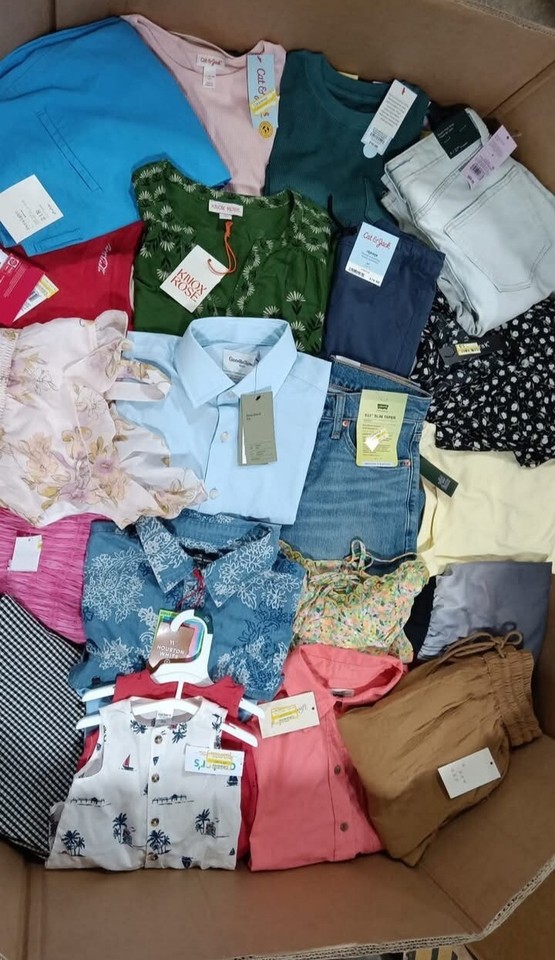 Lot of 50 Women Clothing Bulk Wholesale Resale Consignment Size All New ...