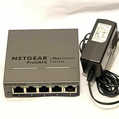 NETGEAR ProSafe GS105E 5-Ports Gigabit Ethernet Switch | 10/100/1000 ...