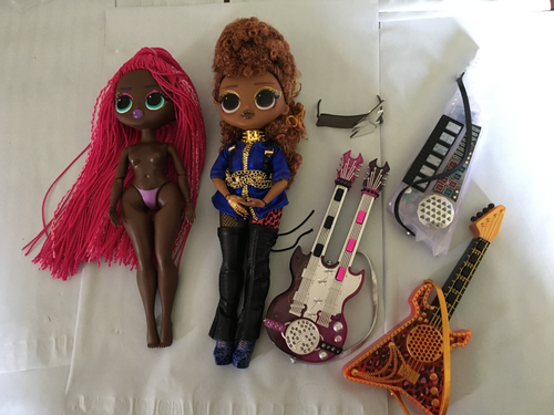 lot of 2 LOL Surprise OMG dolls & 3 Musical Instrument working | eBay