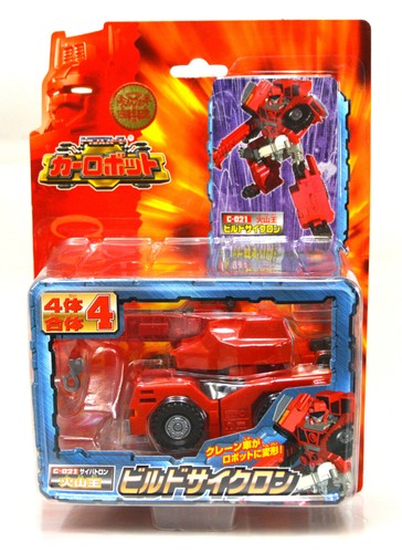 Transformers C-021 Red Construction Truck Takara #4 Cyclone Build ...