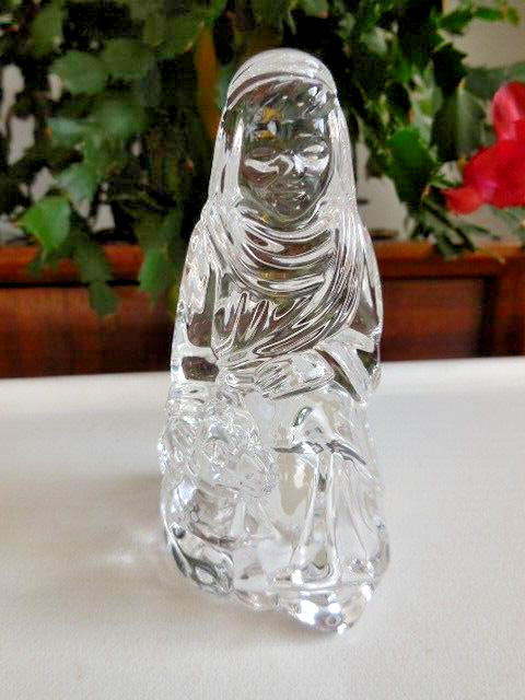 VTG 1995 Princess House Nativity Germany Lead Crystal Shepherd with ...