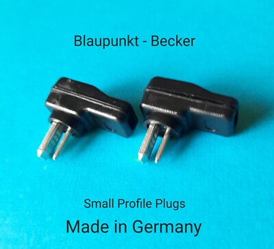 Blaupunkt German made 2 Pin Din Speaker Plugs Connector Solder Type ...
