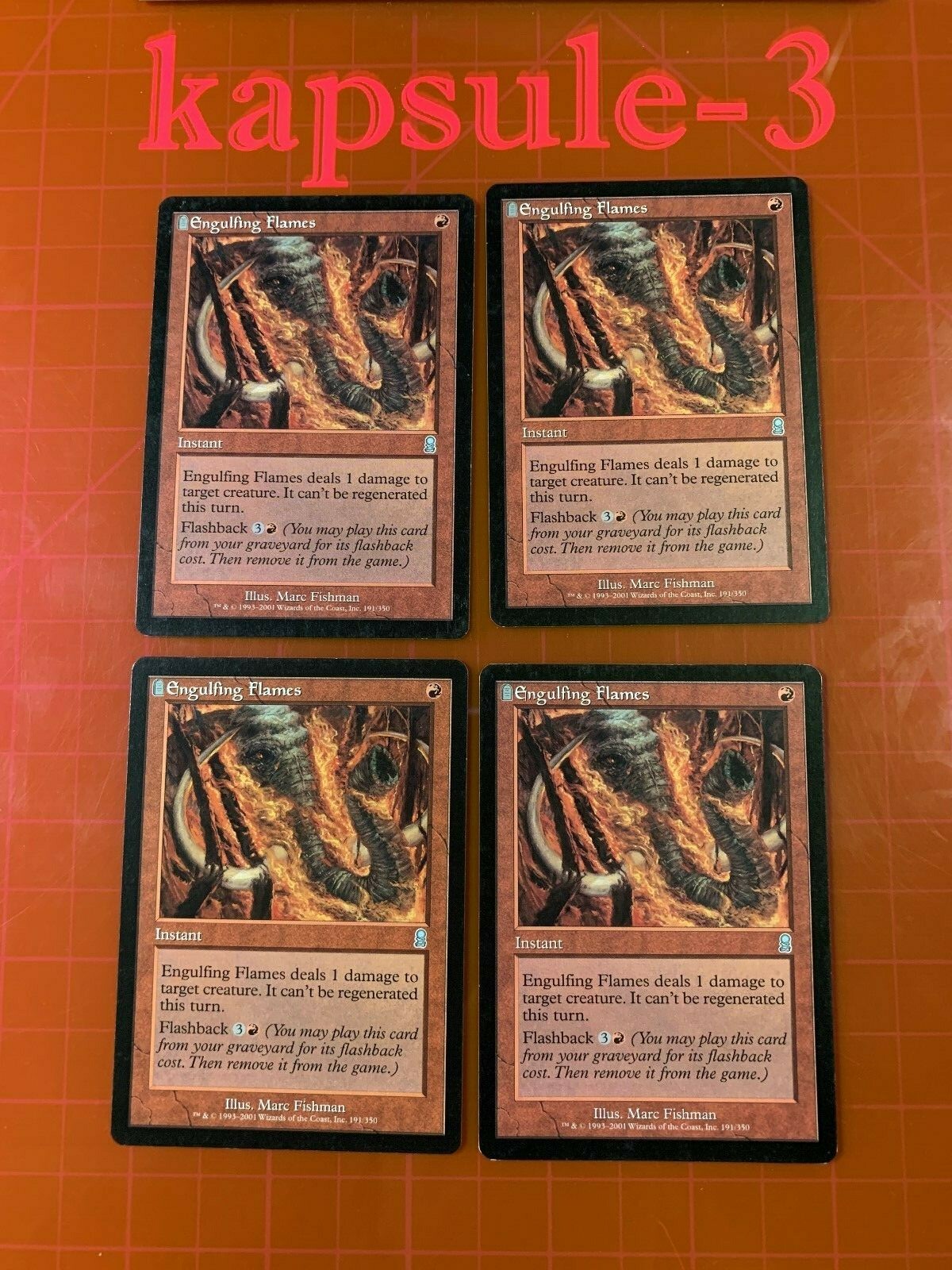 4x Engulfing Flames | Odyssey | MTG Magic The Gathering Cards | eBay