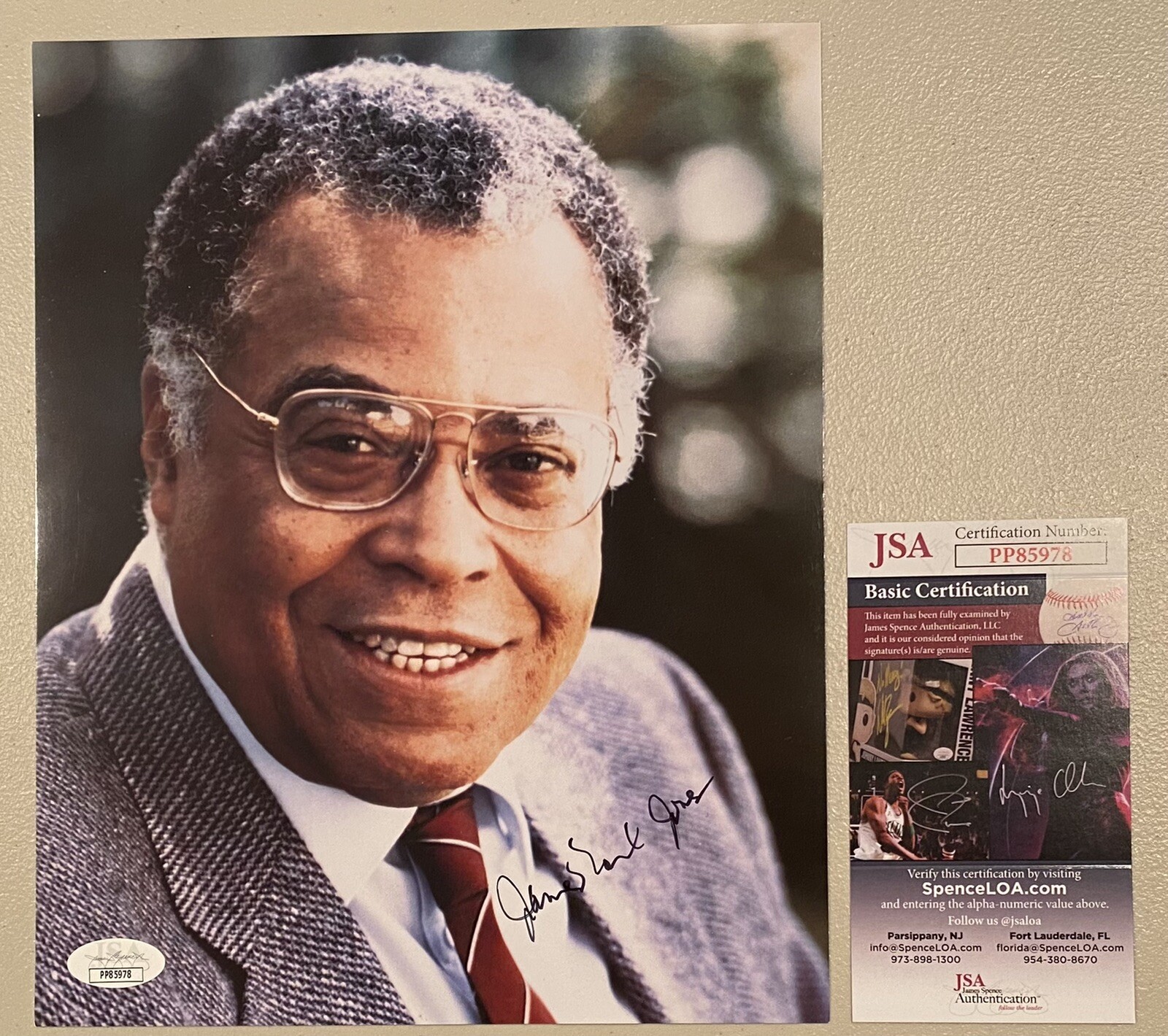 James Earl Jones Signed Autographed 8x10 Photo JSA Certified Star Wars ...