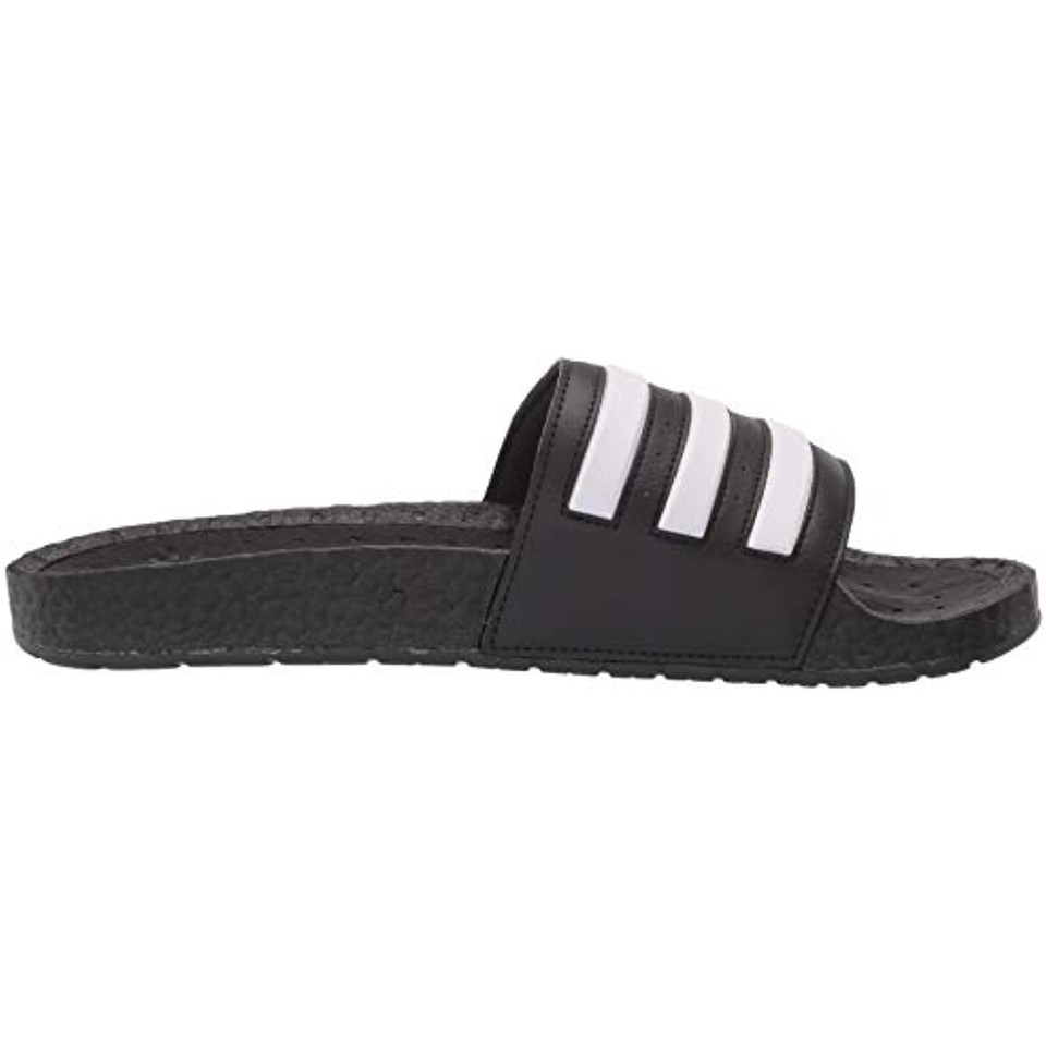 adidas unisex adult Adilette Boost Slide Sandal FY8154 Black/White Size ...