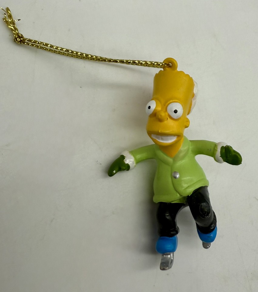 Bart Simpson Ice Skating Simpsons Kurt Adler Christmas 2” Ornament ...