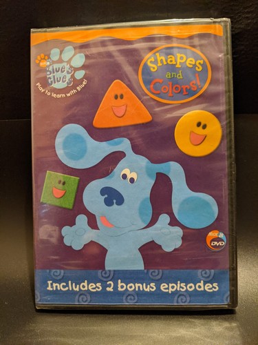 Blue's Clues: Shapes and Colors! (DVD, 2003) Nick Jr. NEW SEALED! Free ...