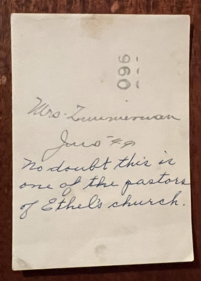 VTG 1949 Snapshot Photo Female Woman Ordained Protestant Pastor Pulpit ...